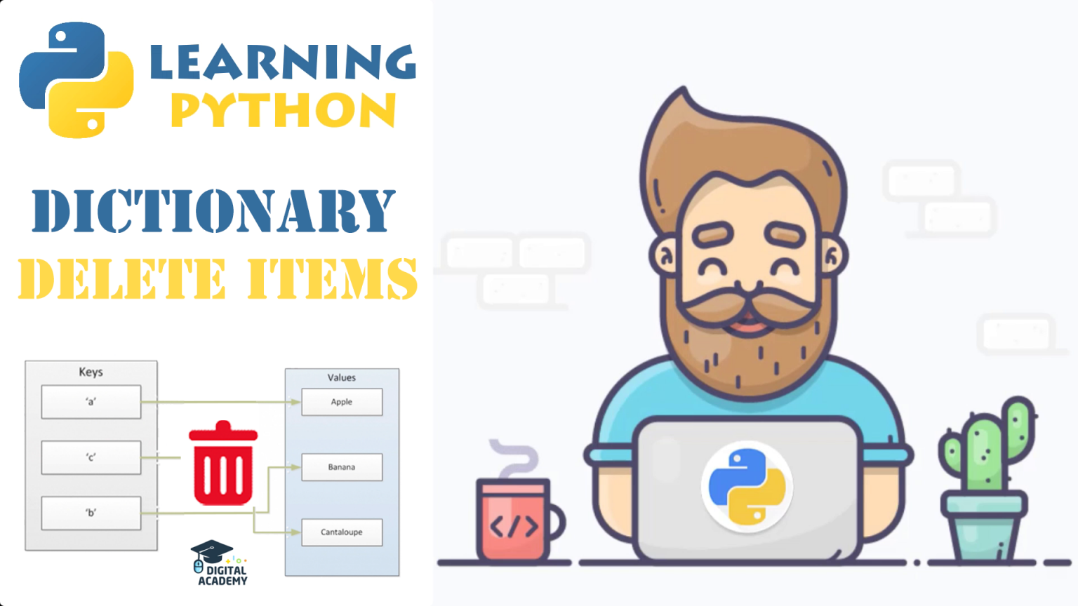 Digital Academy Remove Item From Dictionary In Python Pop Popitem 